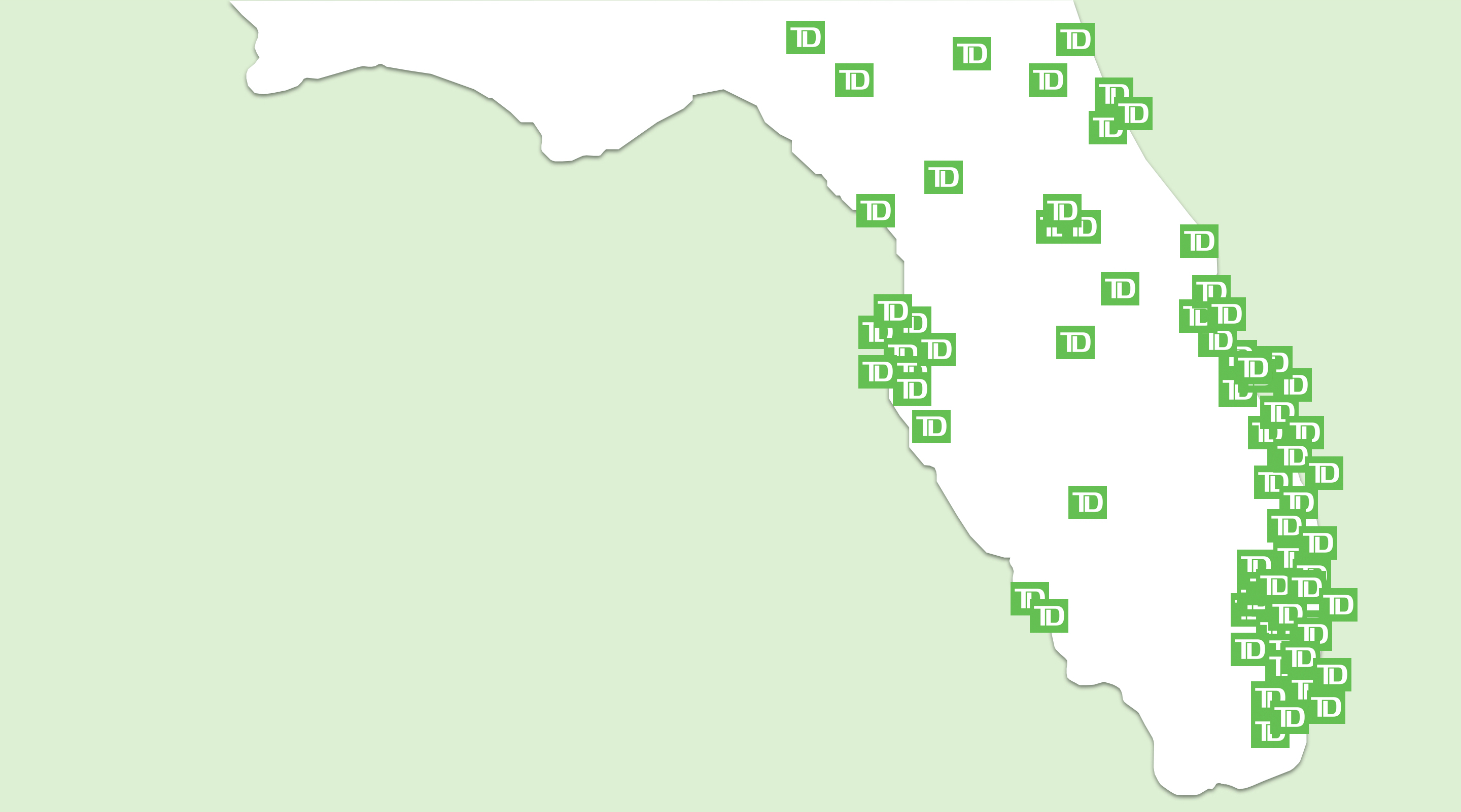 TD Bank Stores Branches ATM s In Florida Cities Towns